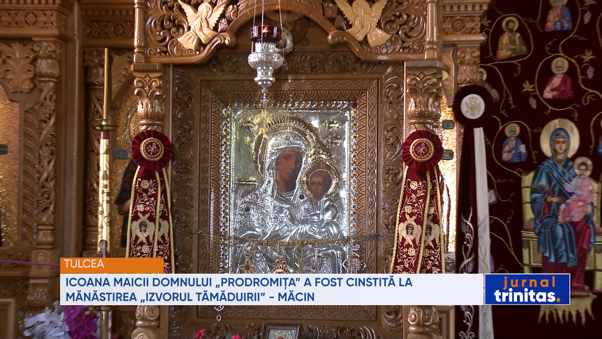 Icoana Maicii Domnului „Prodromița” a fost cinstită la Mănăstirea „Izvorul Tămăduirii” - Măcin ...