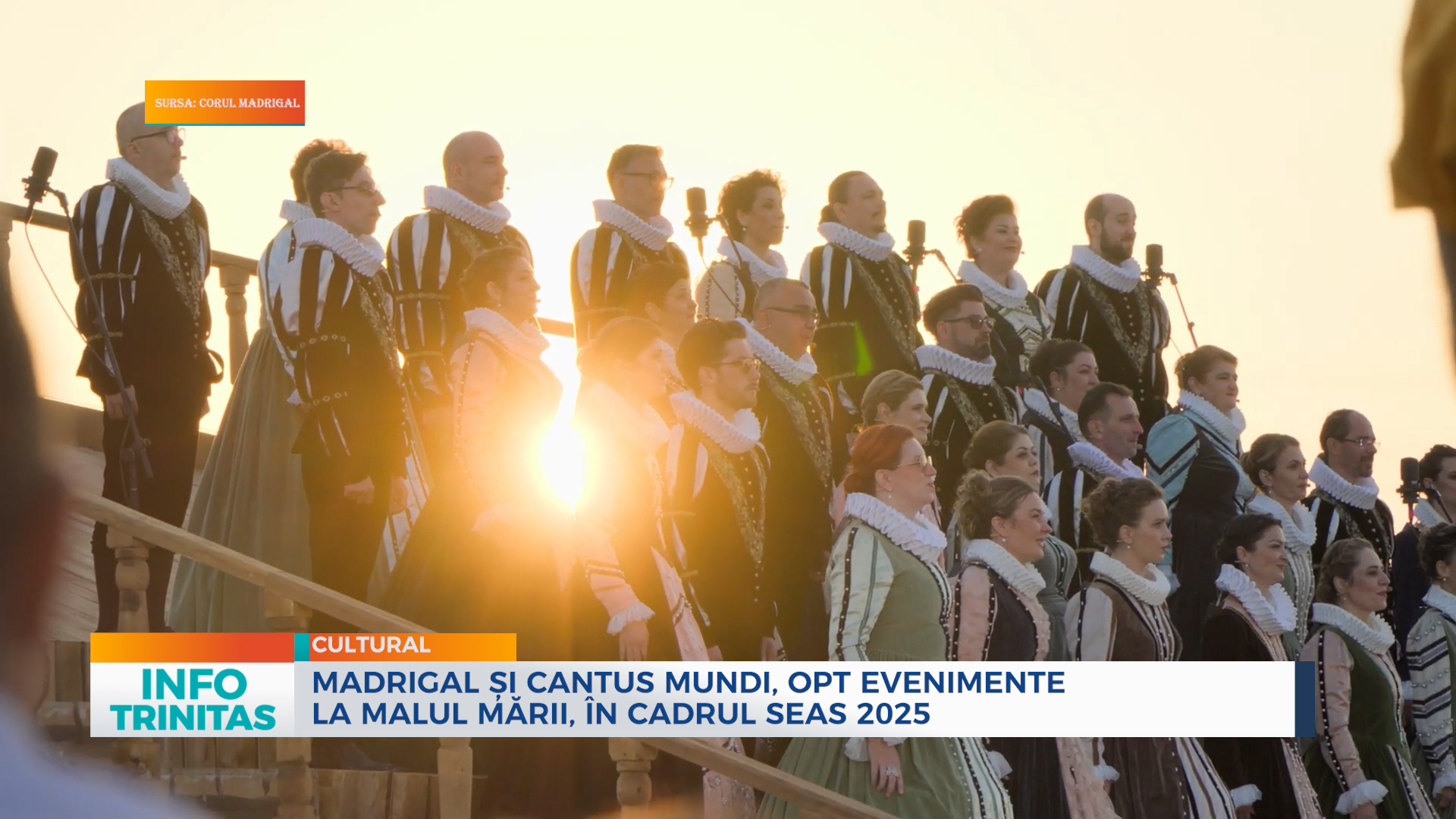 Madrigal și Cantus Mundi, opt evenimente la malul mării, în cadrul SEAS 2025 - TRINITAS TV