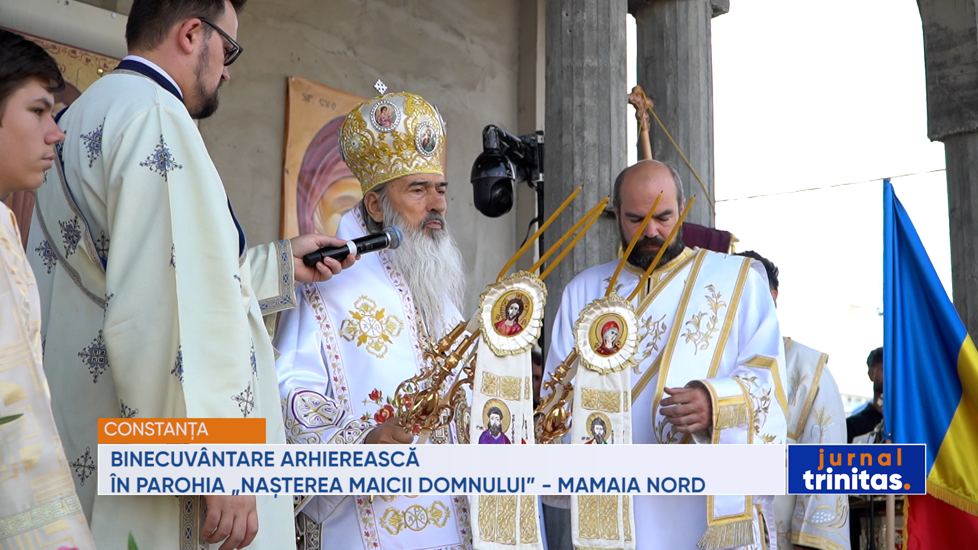 Binecuvântare arhierească în Parohia „Nașterea Maicii Domnului” - Mamaia Nord - TRINITAS TV