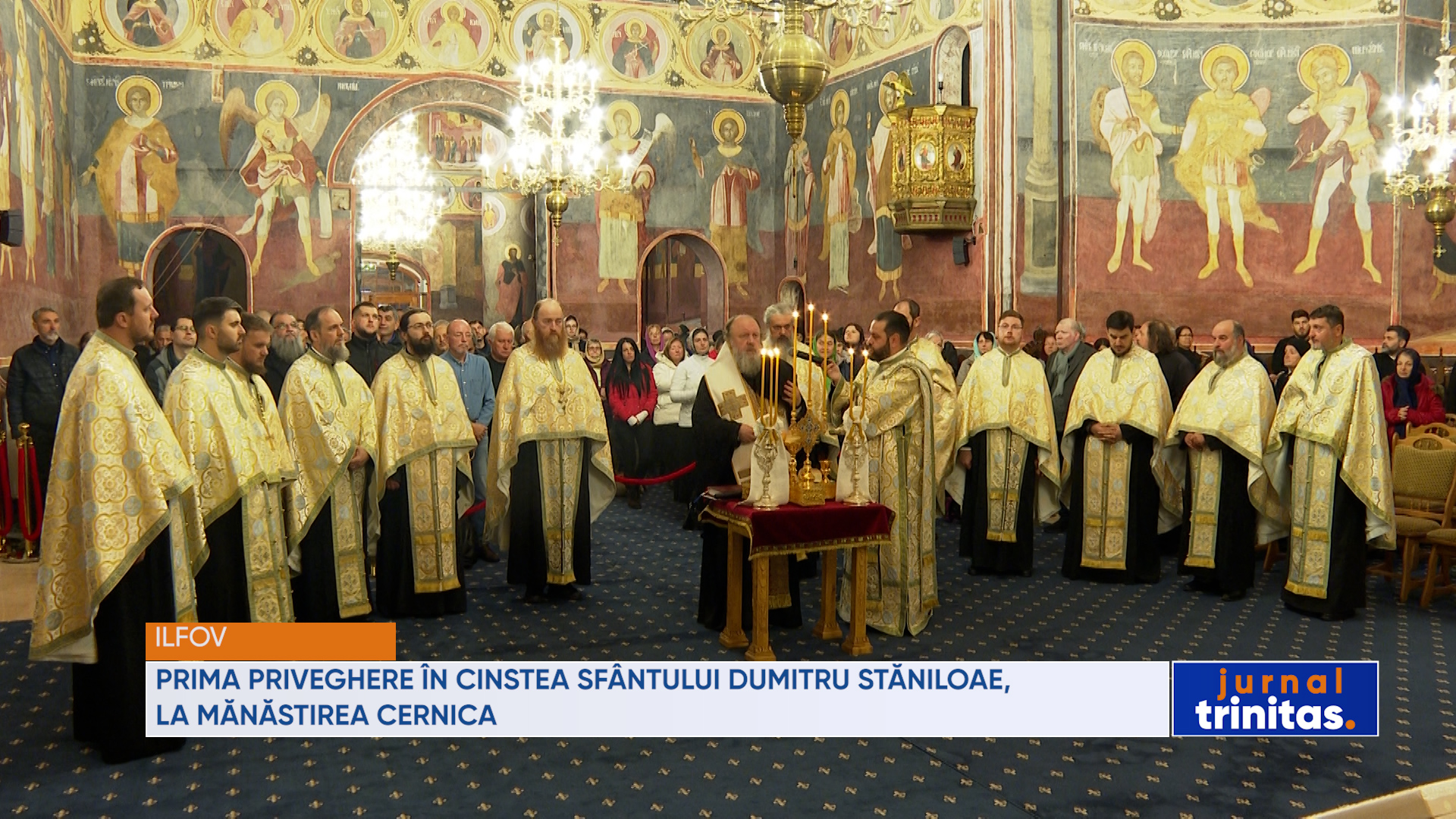 Prima priveghere în cinstea Sfântului Dumitru Stăniloae, la Mănăstirea ...