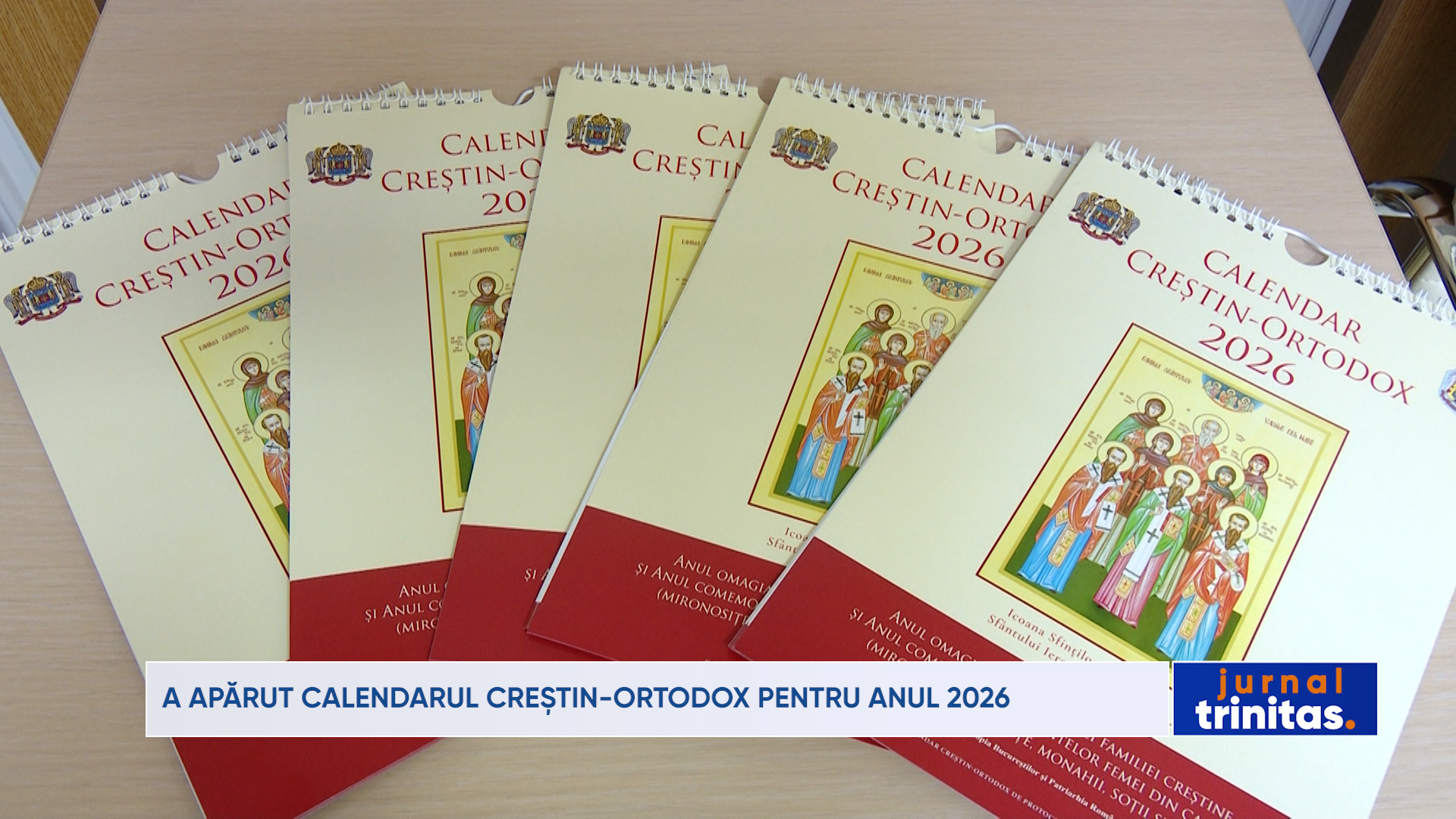 A apărut Calendarul creștin-ortodox pentru anul 2026 - TRINITAS TV