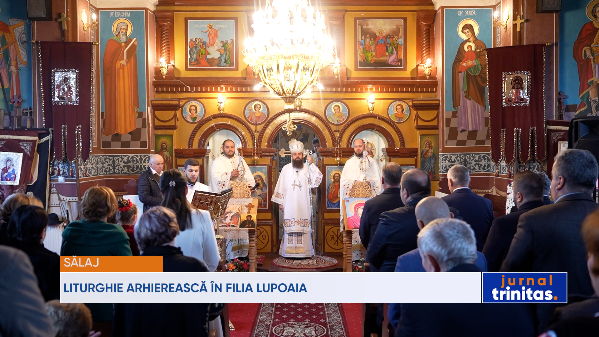 Liturghie arhierească în Filia Lupoaia - TRINITAS TV