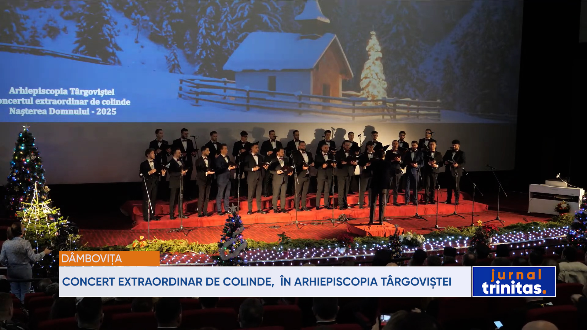 Concert extraordinar de colinde, în Arhiepiscopia Târgoviștei - TRINITAS TV