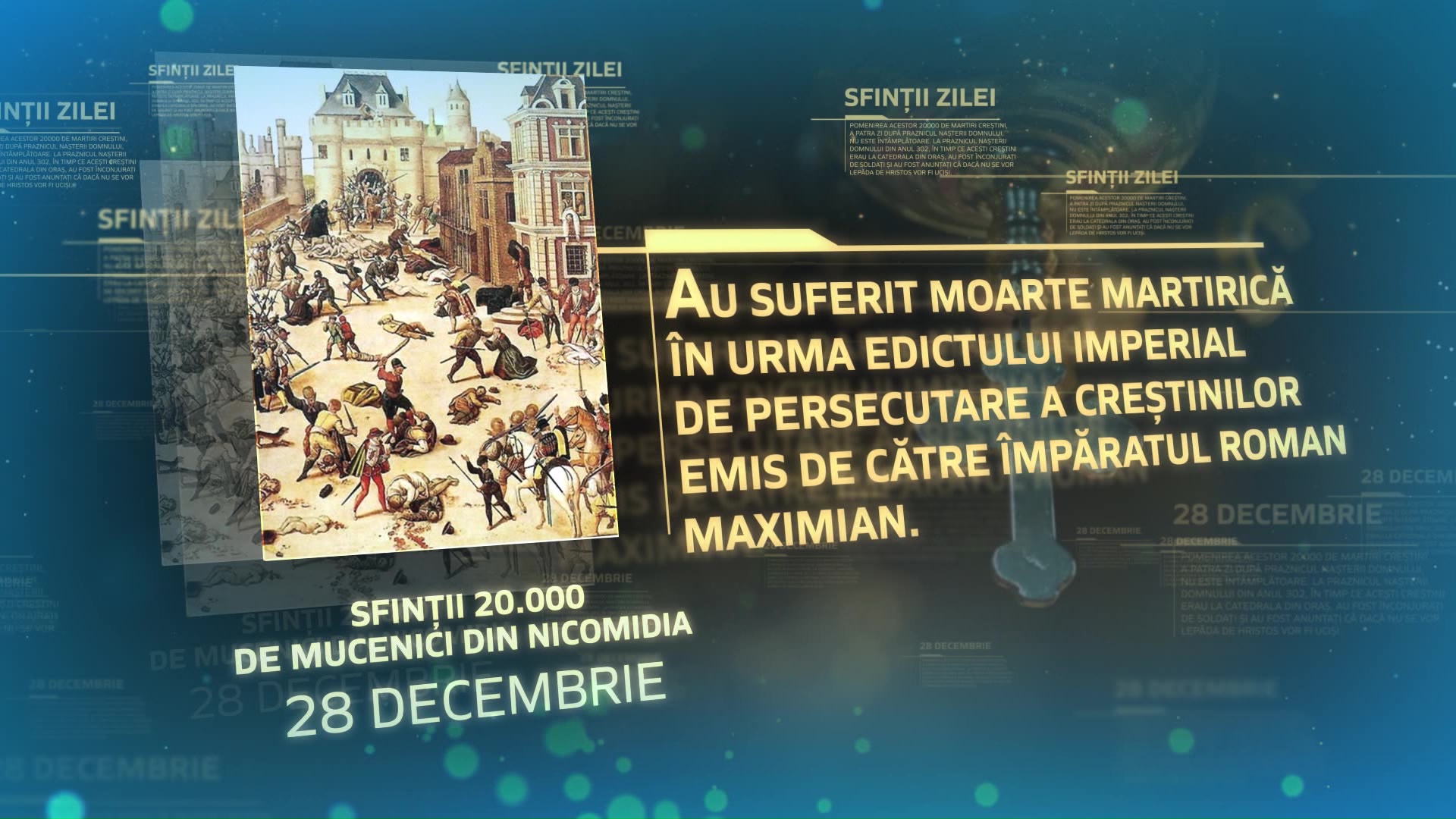 Sfinții 20 000 de mucenici din Nicomidia – 28 decembrie - TRINITAS TV